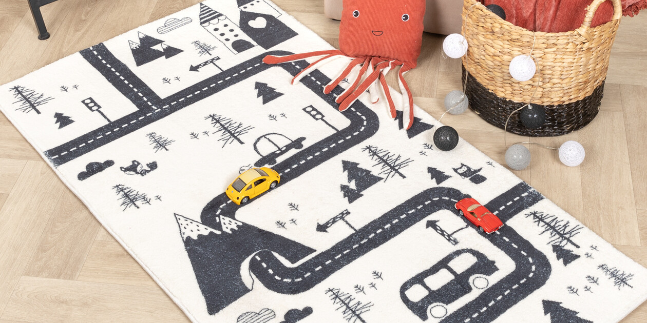 Spielteppich Auto - Dex Trail Schwarz | Roadtrip! - Volero
