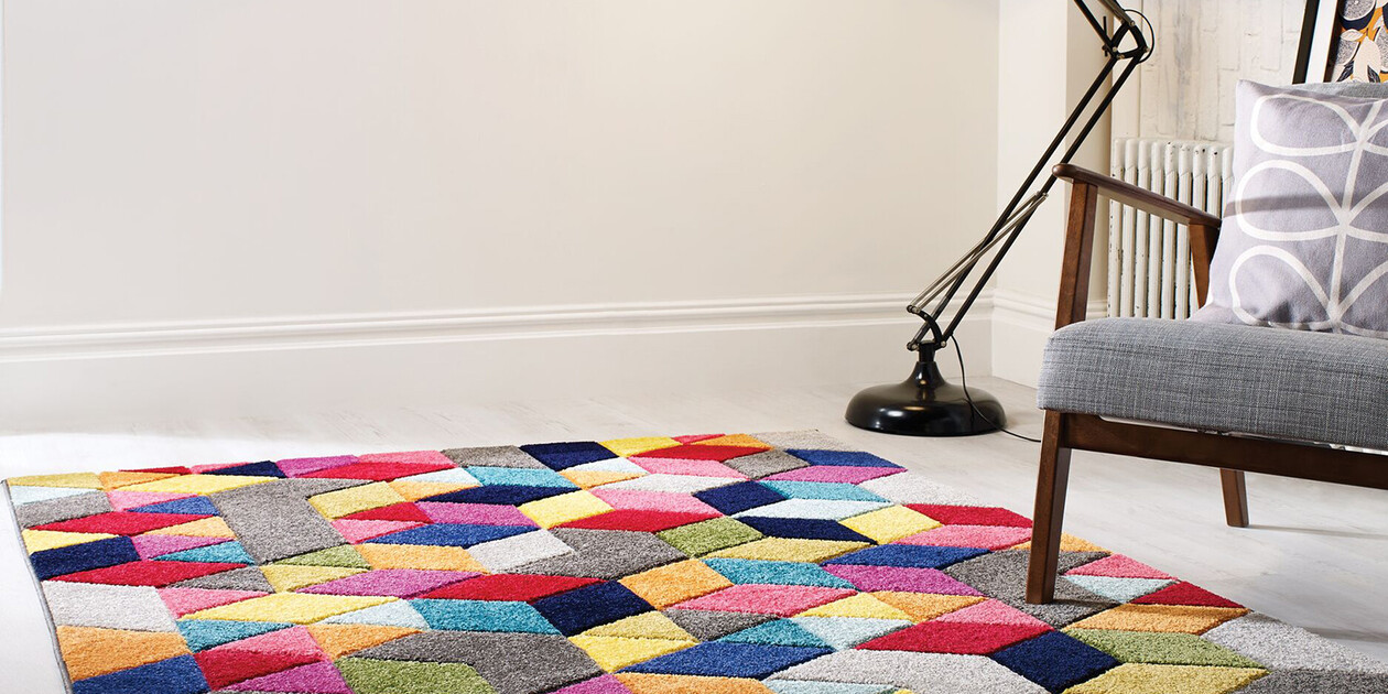 Moderner Teppich - Spectro Dynamic Bunt