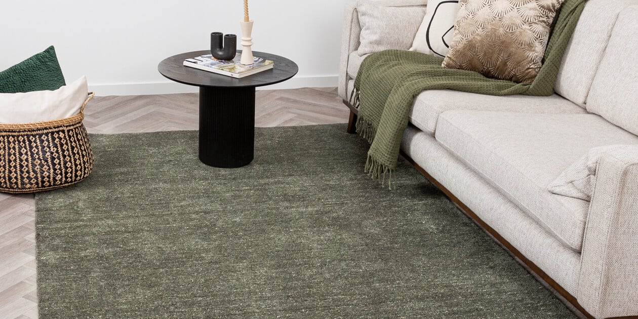 Berberteppich - Aicha Dunkelgrün - Volero